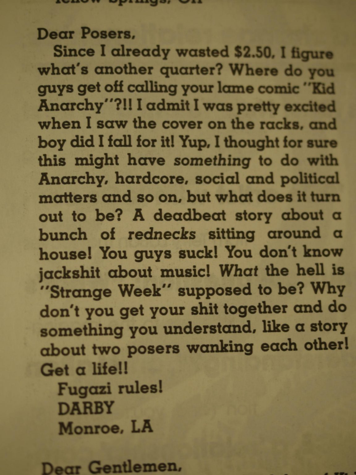 FF1991: Kid Anarchy – Random Thoughts