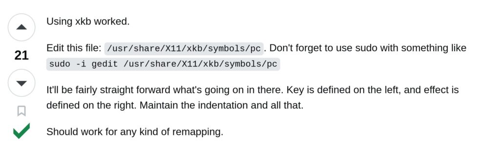 The Simplest Thing In The World: Modifying Keymaps in Wayland – Random Thoughts