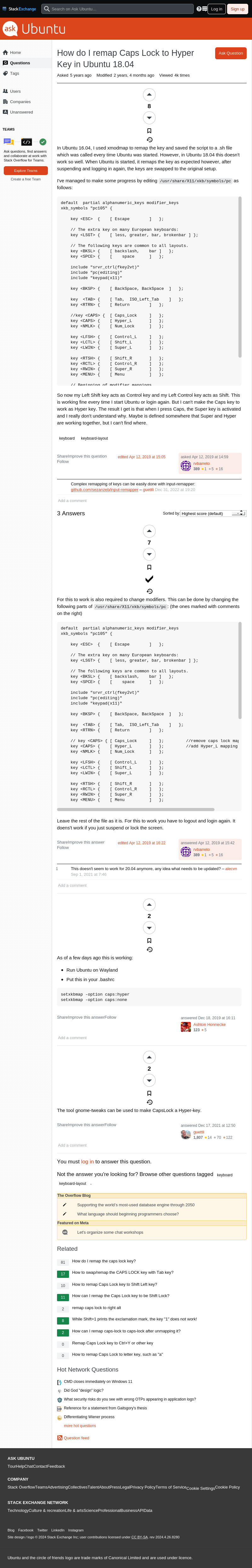 The Simplest Thing In The World: Modifying Keymaps in Wayland – Random Thoughts